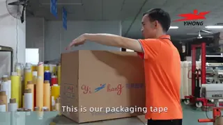custom carton sealing acrylic adhesive single sided bopp transparent clear packing tape with logo