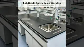 durable phenolic lab countertop cabinet, moisture proof hpl laboratory furniture for school