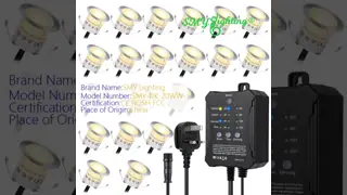 smy lighting ip67 waterproof dimmable led deck lights with 60,000 hours lifespan for outdoor and ind