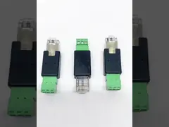 8P8C RJ45 Male to 3 pin Screw Terminal Block